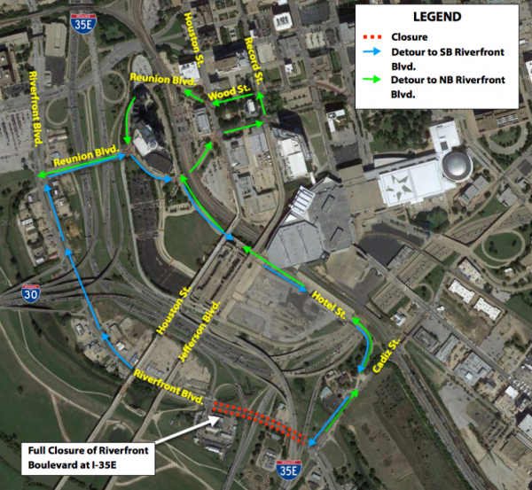 Dallas Horseshoe Project traffic alert and lane closures - Dallas City News