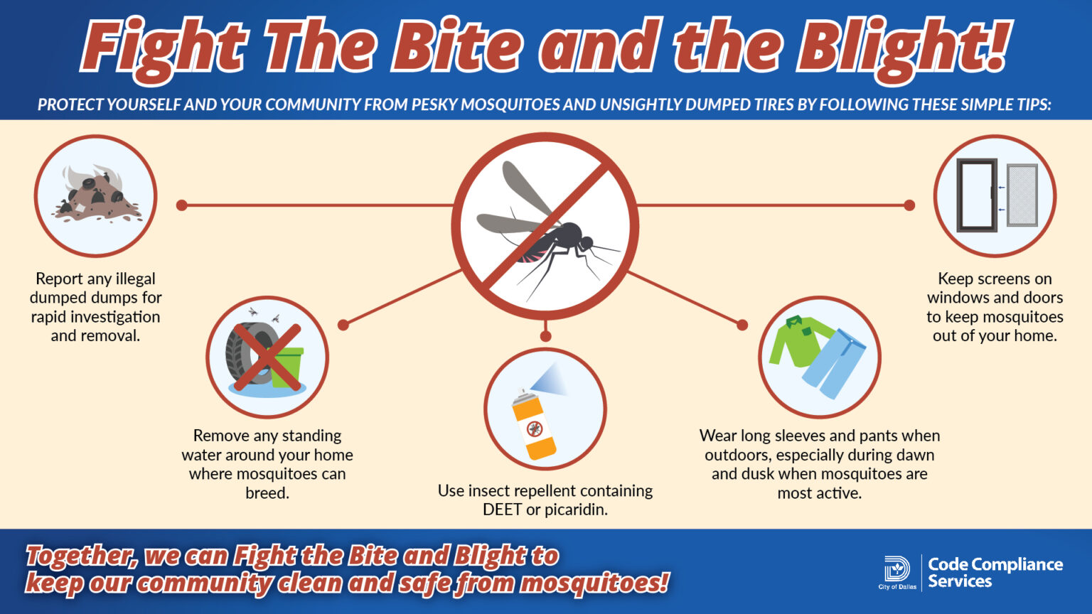 Fight The Bite and Blight: Mosquito Prevention in Dallas – Dallas City ...