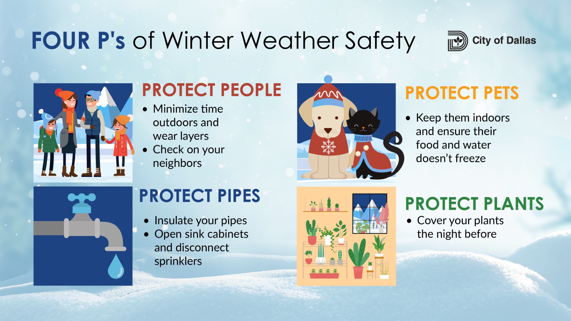 City of Dallas Facility Closures and Service Updates Due to Inclement ...