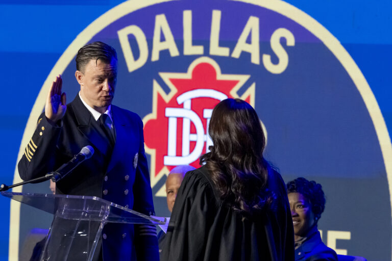 Dallas Police Chief Daniel Comeaux and Dallas Fire-Rescue Chief Justin ...