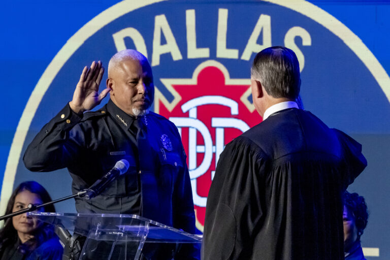 Dallas Police Chief Daniel Comeaux and Dallas Fire-Rescue Chief Justin ...